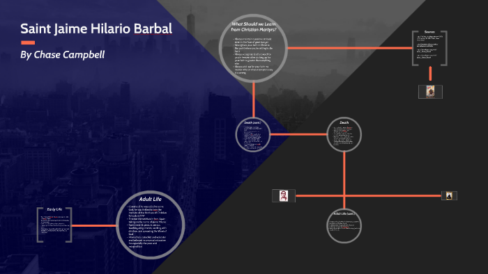 Saint Jaime Hilario Barbal by Chase Campbell on Prezi