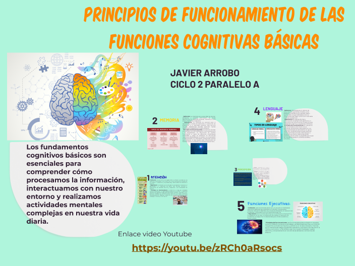 PRINCIPIOS DE FUNCIONAMIENTO DE LAS FUNCIONES COGNITIVAS BÁSICAS by javier eduardo arrobo ...