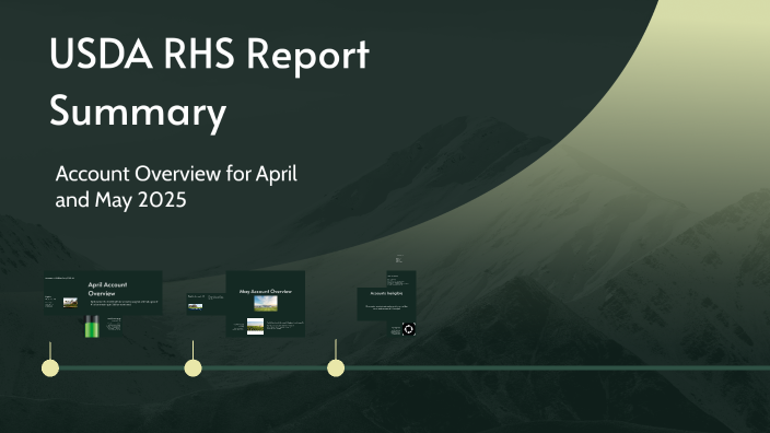 USDA RHS Report Summary by Todd Geweke on Prezi