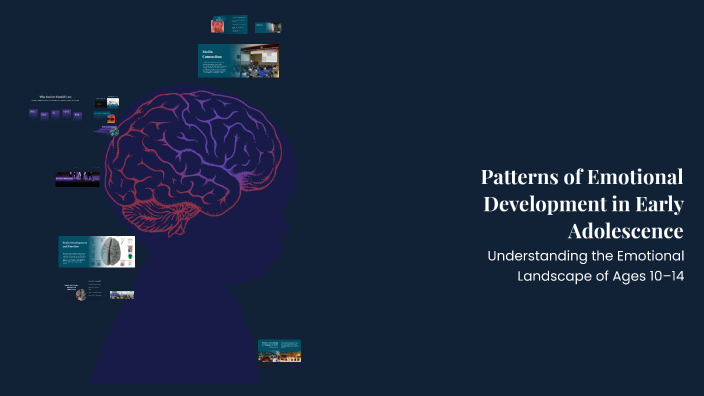 Patterns of Emotional Development in Early Adolescence by Jason ...