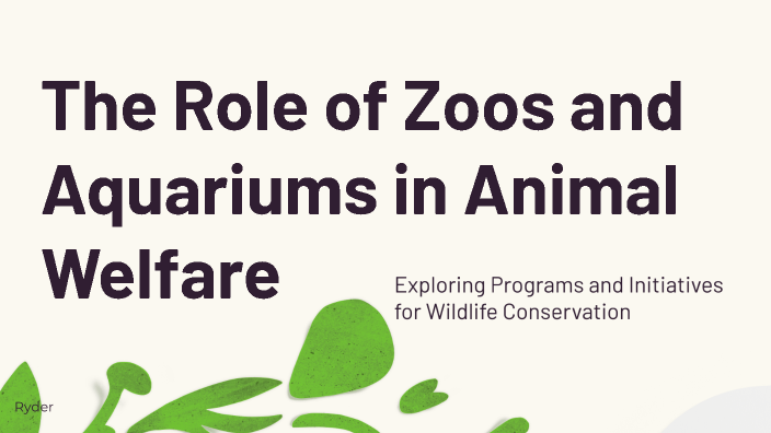 The Role of Zoos and Aquariums in Animal Welfare by Rocco Sandman on Prezi