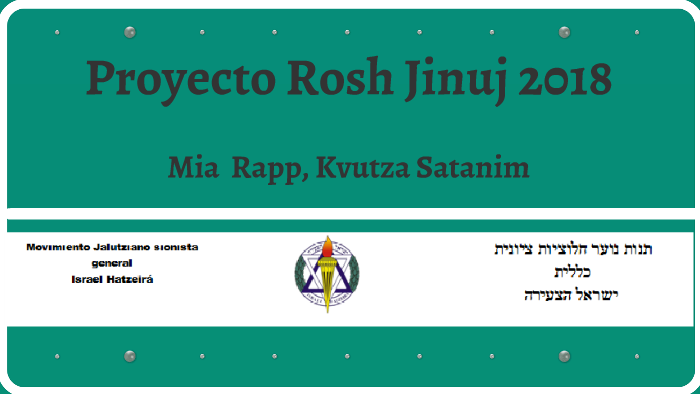 Proyecto Rosh Jinuj 2018 by Mia Rapp