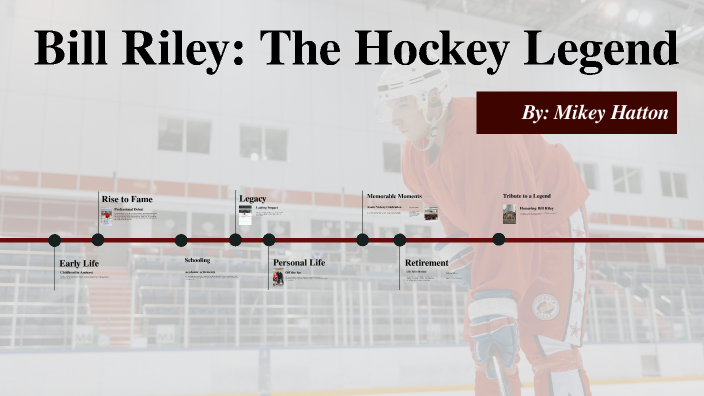 Bill Riley: The Hockey Legend by Mikey Hatton on Prezi