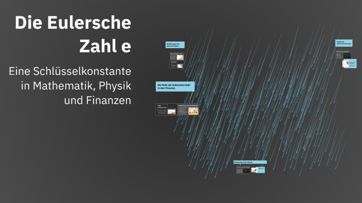 Die Eulersche Zahl e by jasmin h. on Prezi
