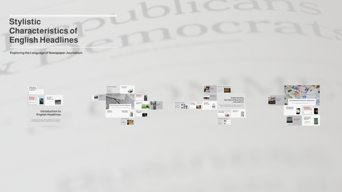 Understanding English Headlines: Stylistic Characteristics by Anna ...