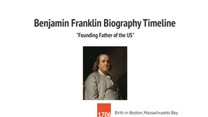 Benjamin Franklin Biography Timeline by Sara Aguilar on Prezi Design