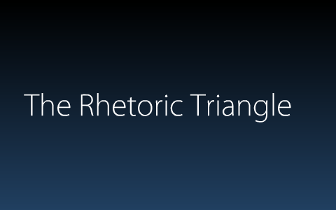 Rhetoric Triangle by Larry Brown on Prezi