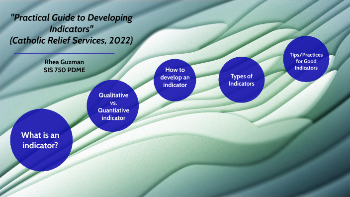 "Practical Guide to Developing Indicators" by Rhea Lynne Guzman on Prezi