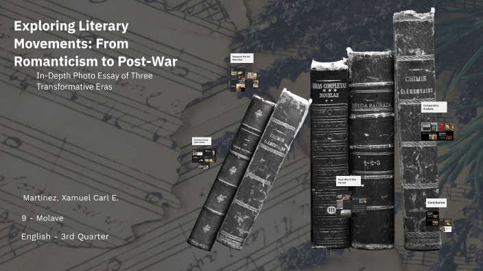 Exploring Literary Movements: From Romanticism to Post-War by Saturn on ...