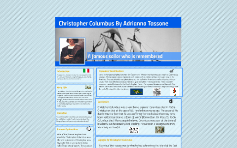 Christopher Columbus by Adrianna Tassone!!!!!!! :) :) :) on Prezi