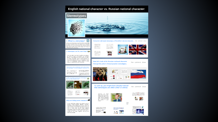 English national character vs. Russian national character: STEREOTYPES ...