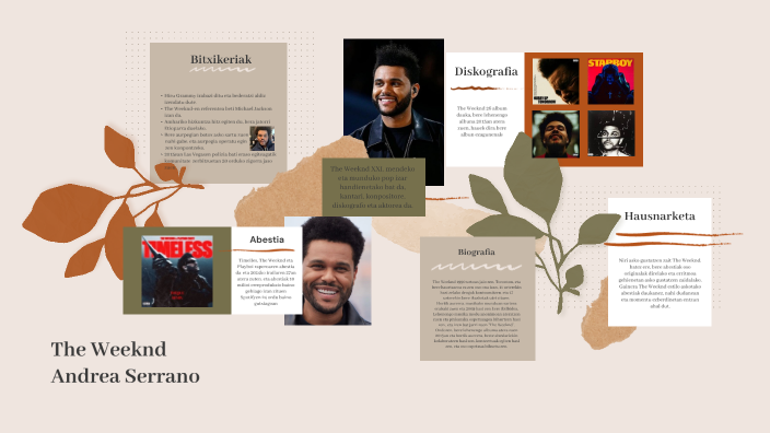 The Weeknd by Andrea Serrano Alonso on Prezi
