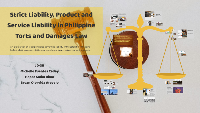 Strict Liability, Product and Service Liability in Philippine Torts and ...
