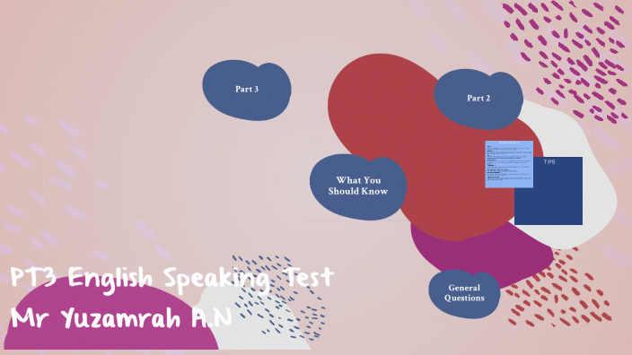 PT3 English Speaking Test by YUZAMRAH BIN AWANG NOH KPM-Guru on Prezi