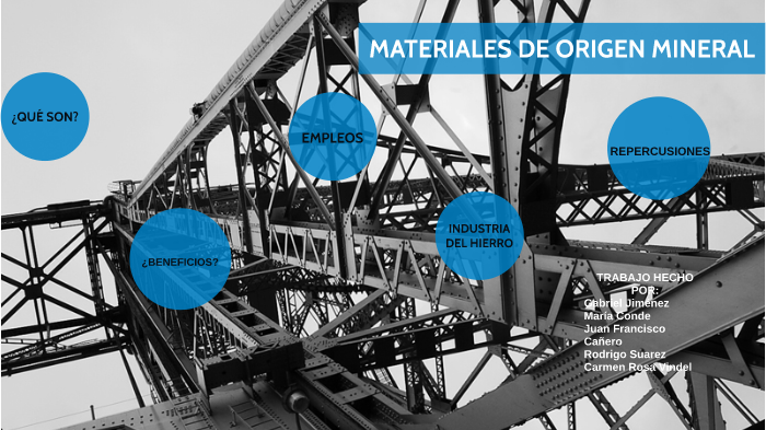 Los materiales de origen mineral by Gabriel Jiménez Flores on Prezi