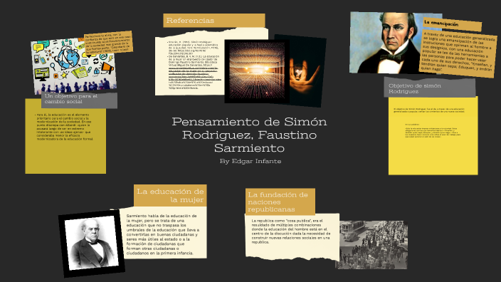 Pensamiento de Simón Rodriguez Faustino Sarmiento by EDGAR OMAR ...
