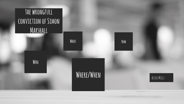 the wrongful conviction of Simon Marshall by Alexa Mills on Prezi