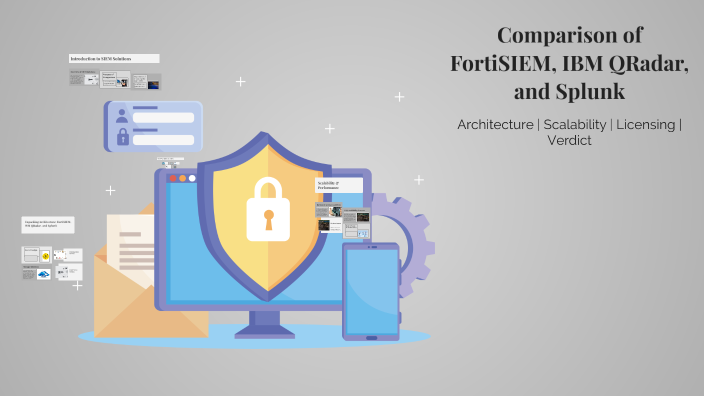 Comparison of FortiSIEM, IBM QRadar, and Splunk by Jenki joe on Prezi