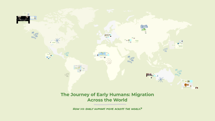The Journey of Early Humans: Migration Across the World by Reem Qais on ...