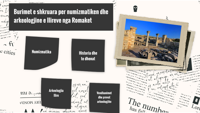 Burimet e shkruara per numizmatiken dhe arkeologjine e Ilireve nga ...