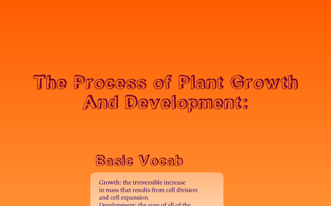 Chapter 35: Plant Structure, Growth, and Development Cont. by Nia Smith ...