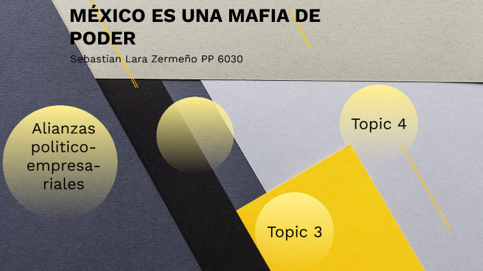 México es una mafia de poder by sebastian lara