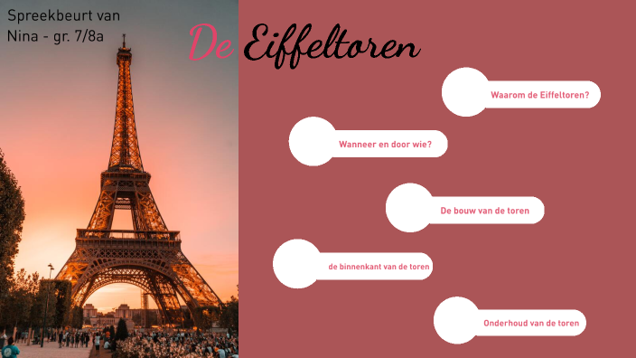 Spreekbeurt Nina - Eiffeltoren by Nina J. on Prezi