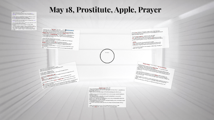 May 18, Prostitute, Apple, Prayer by sarah han on Prezi