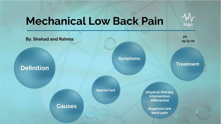 Mechanical Low Back Pain by shahd khalid on Prezi