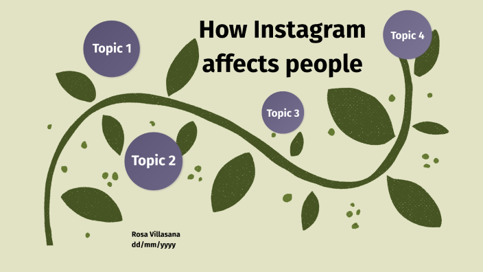 How does Instagram affect body image by Rosa Villasana on Prezi