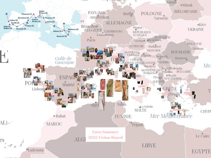 Euro Summer 2025 Vision Board by Chloe Stevens on Prezi