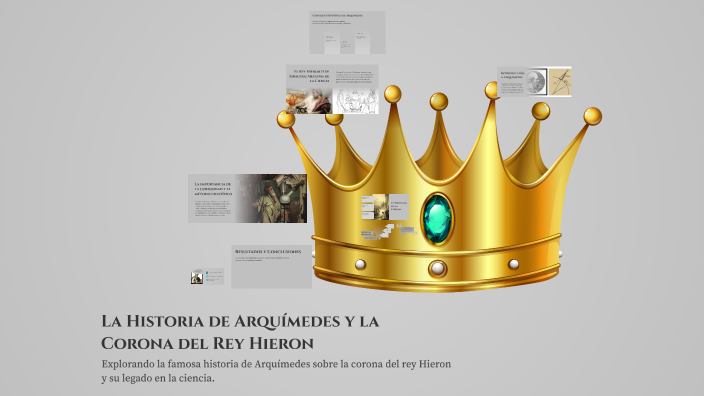 La Historia de Arquímedes y la Corona del Rey Hieron by IGOR ARMANDO ...