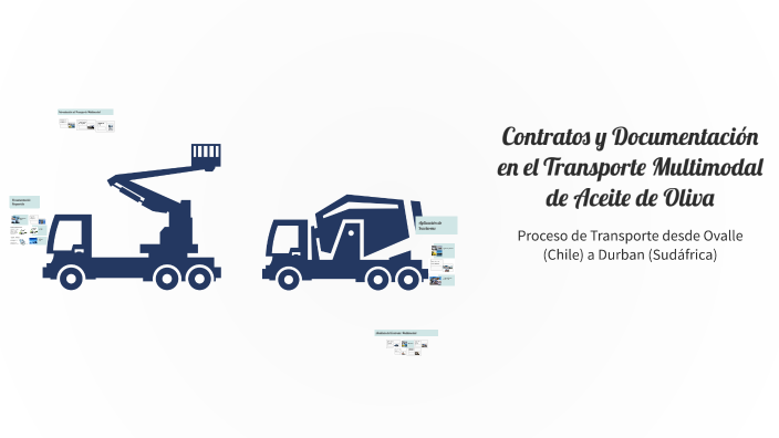 Contratos y Documentación en el Transporte Multimodal de Aceite de ...