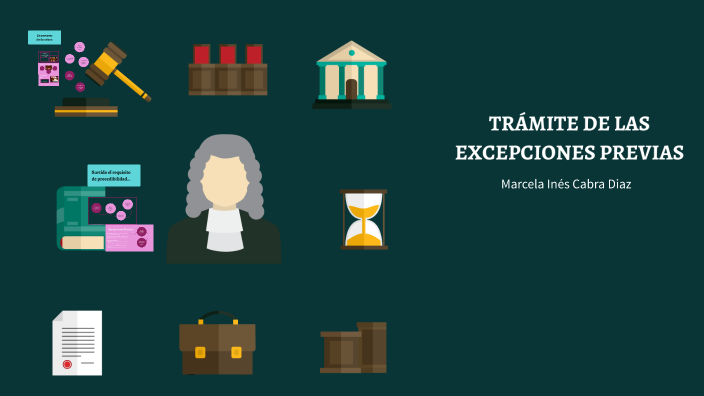 TRÁMITE DE LAS EXCEPCIONES PREVIAS by Salomé Martínez on Prezi