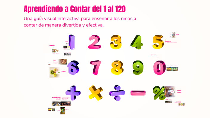 Aprendiendo a Contar del 1 al 120 by OSCAR ERIC AGUILAR CORTES on Prezi