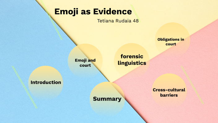 Emoji as Evidence by Tanya rud on Prezi