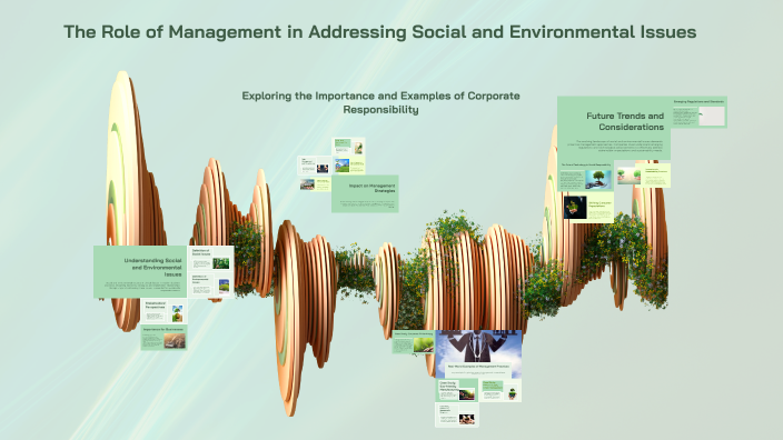 The Role of Management in Addressing Social and Environmental Issues by ...