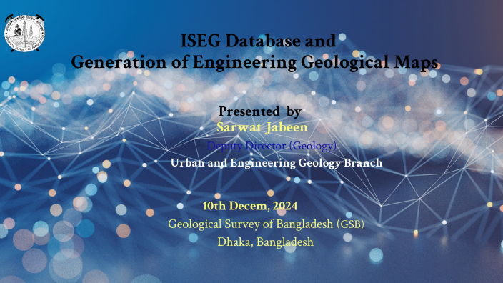ISEG Database and Generation of Engineering Geological Maps by sarwat ...