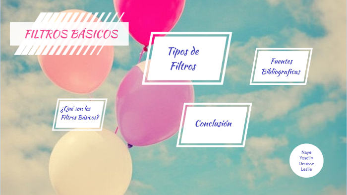 Filtros Básicos by Yoss Martinez on Prezi
