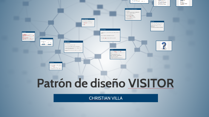 Patrón de diseño VISITOR by Christian Villa on Prezi