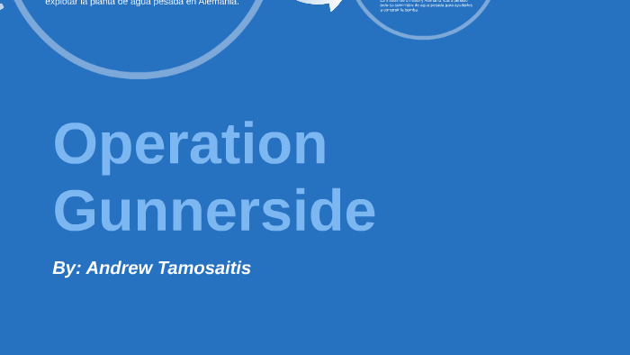 Operation GunnerSide by Andrew Tamosaitis on Prezi