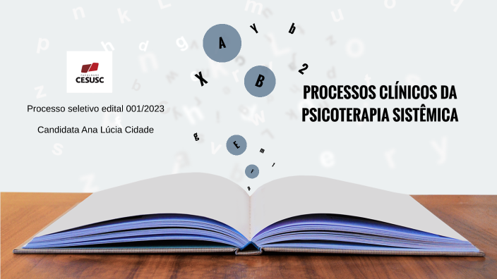 PROCESSOS CLÍNICOS DA PSICOTERAPIA SISTÊMICA by Ana Cidade on Prezi