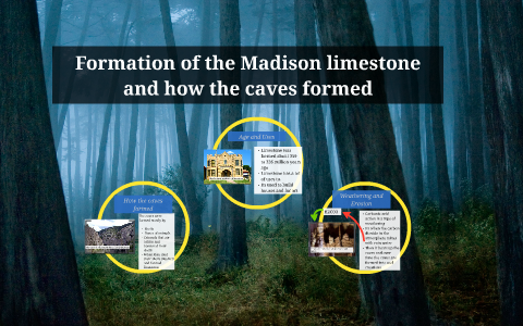 Formation of the Madison limestone and how the caves formed by ...
