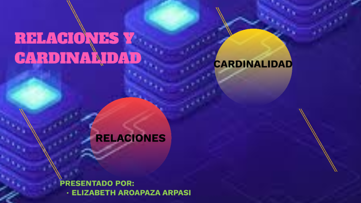 RELACIONES Y CARDINALIDAD by ELIZABETH AROAPAZA on Prezi