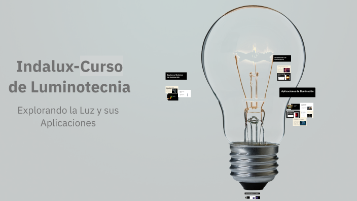 Indalux-Curso de Luminotecnia by Luis Diego Flores Petiga on Prezi