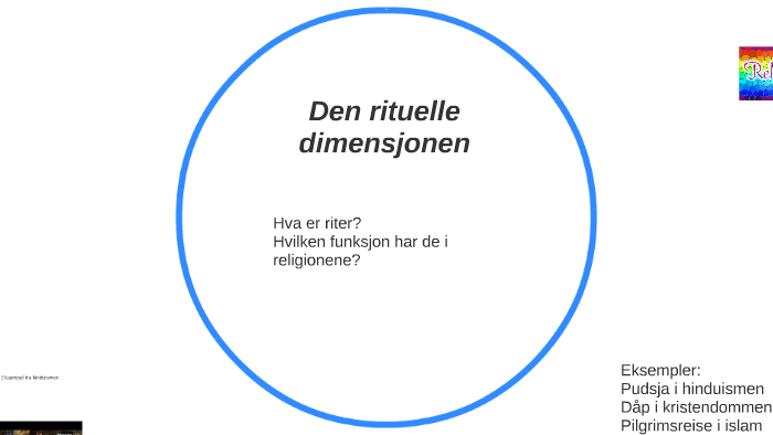 Den rituelle dimensjonen by Mari Solheim on Prezi