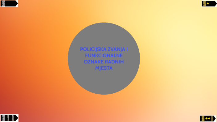 Policijska zvanja i funkcionalne oznake radnih mjesta by Slavenka ...