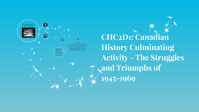 CHC2D1: Canadian History Culminating Activity - The Struggle by Erika ...