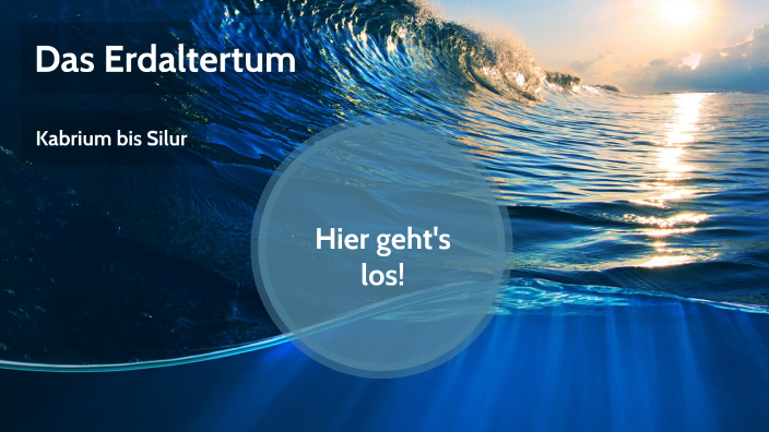 Das Erdaltertum: Kambrium bis Silur by Jan Menge on Prezi