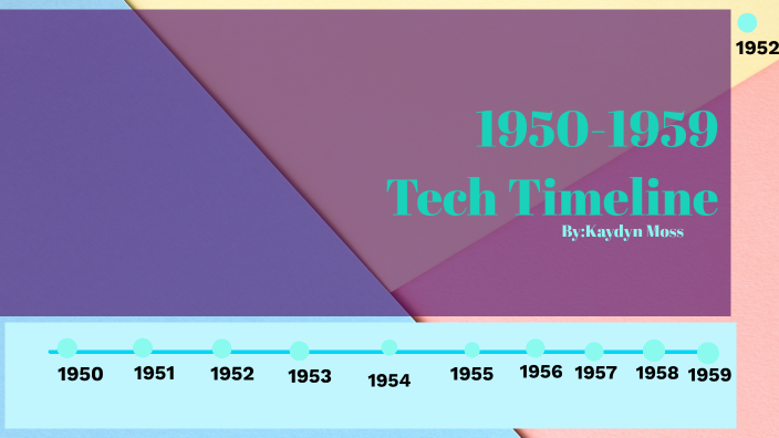 (1950-1959) Tech Timeline by Kadyn Moss on Prezi